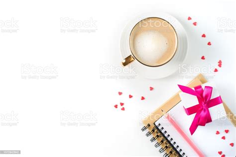 발렌타인 데이 또는 컵 커피 선물 상자 및 심장의 어머니 날 카드 0명에 대한 스톡 사진 및 기타 이미지 0명 낮 로맨스