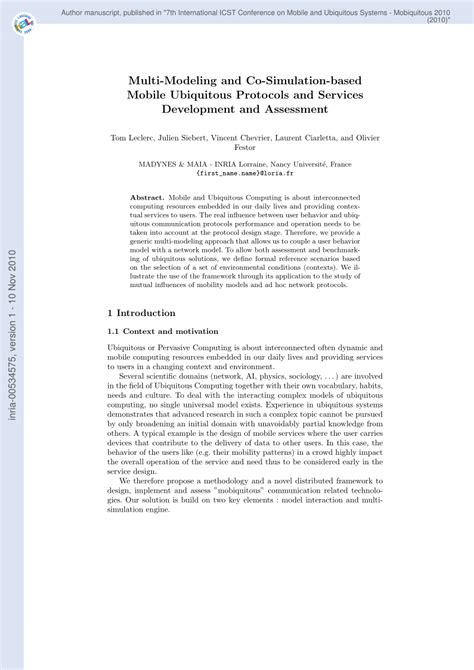 pdf multi modeling and co simulation based mobile ubiquitous