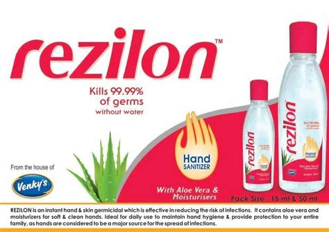 Rezilon 50ml Hand Wash Sanitizer Microsidd India