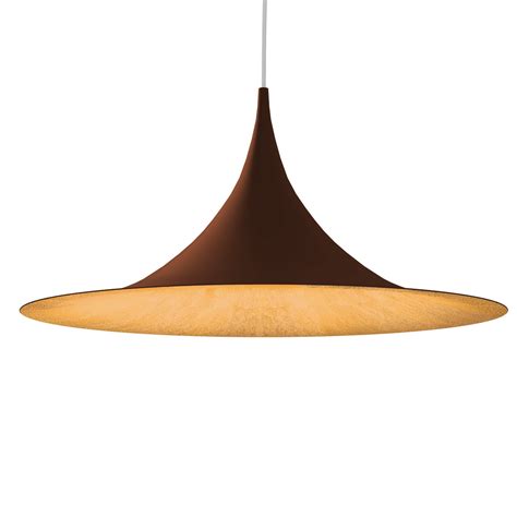 Lumicom Louie Lampa Wisząca 1x E27 Max 42w Metal Brązowy Korten