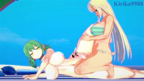 Hikage And Yomi Have Intense Futanari Sex On The Beach Senran Kagura