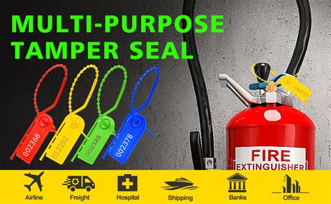 Amazon LeadSeals 100 PCS Plastic Tamper Seals Pull Tight Security