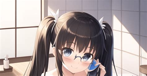 オリジナル ツインテメガネロリ巨乳ちゃんお風呂タイム Aiイラストmad工房のイラスト Pixiv
