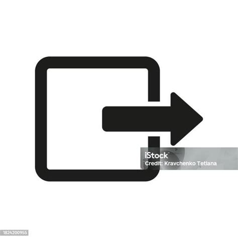 출구 방향 표지판 벡터 일러스트 레이 션입니다 주당순이익 10 거친 필름 효과에 대한 스톡 벡터 아트 및 기타 이미지 거친 필름 효과 고무 구조 Istock