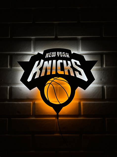 New York Knicks Led Sign New York Knicks Wall Art New York Knicks