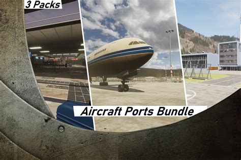 Aircraft Ports Environment Bundle 3d Environments Unity Asset Store