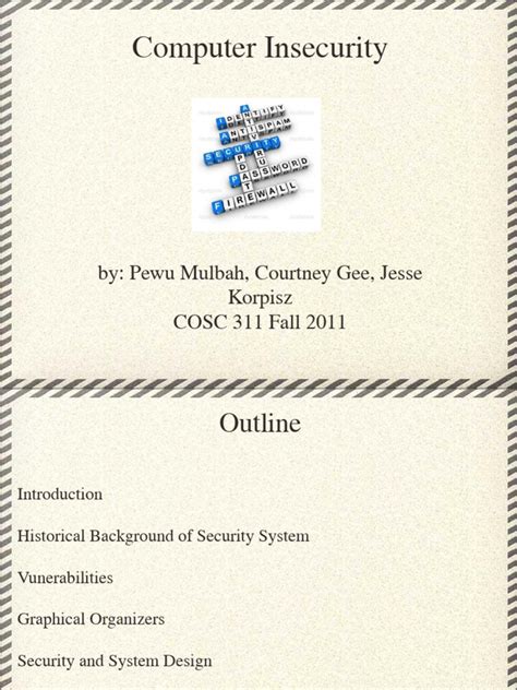 computer insecurity pdf