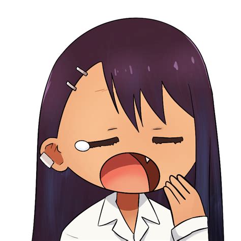 I Drew Nagatoro Yawning Emote For Discord Rnagatoro