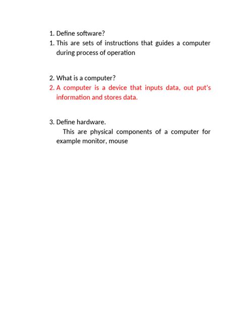 Define Software Pdf