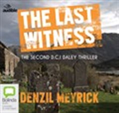 Buy Last Witness On Audiobook Sanity