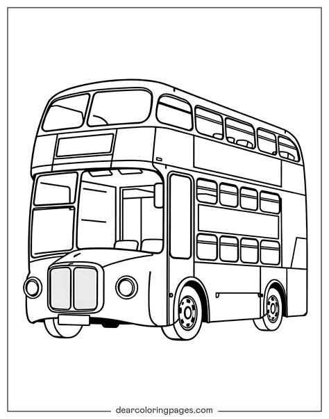버스 색칠공부 15개의 무료 인쇄 가능한 생성 디자인