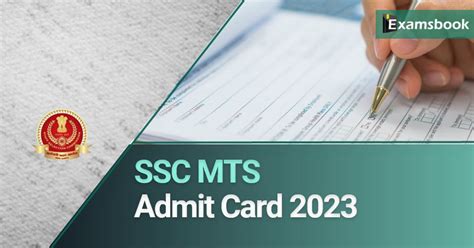 Ssc Mts Admit Card 2023 Download Region Wise Application Status