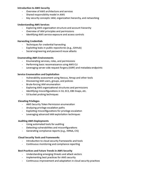 Aws Security Review Pdf