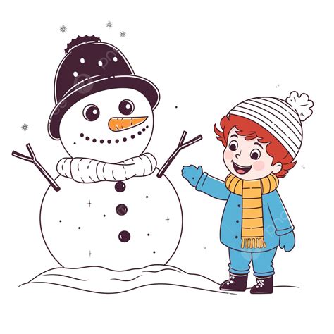 만화 어린 소년과 눈사람 도트 투 도트 교육 게임 어린이 벡터 일러스트 레이 션 키즈 게임 어린이 활동 유치원 만화 Png 일러스트 및 이미지 에 대한 무료 다운로드