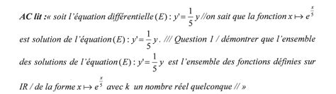 Equations Différentielles Méthodes de résolution numérique