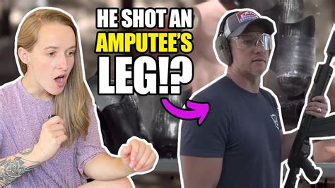What Happens When You Shoot A Prosthetic 😳 Demolitionranch Youtube
