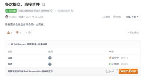 保姆级教程 Merge Request 分支合并请求 知乎