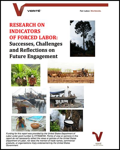 Research On Indicators Of Forced Labor Successes Challenges And Reflections On Future