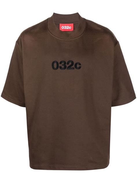 032c Logo Print T Shirt Farfetch