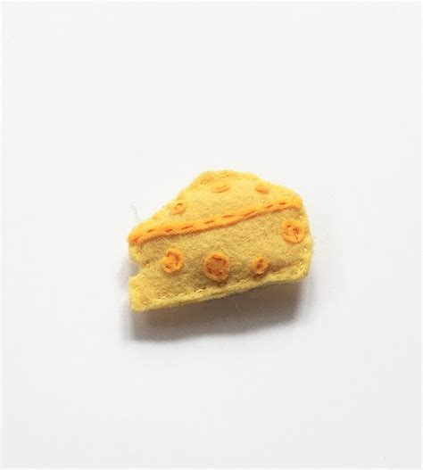 Swiss Cheese Felt Magnet Etsy