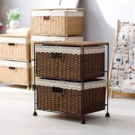 Wicker Basket Chest Of Drawers The Wicker Home®