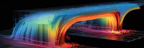 Stress Distribution Visualization In Structural Engineering Analyzing
