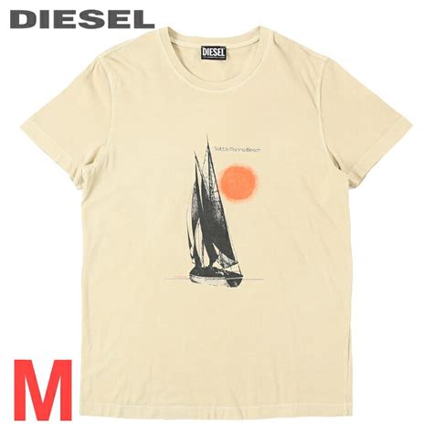【楽天市場】 Diesel ディーゼル メンズ ウォッシュ加工 プリント スリムフィット 半袖tシャツ カットソー【t Iny C2】【サイズ