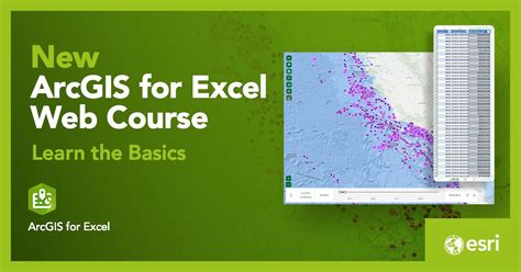 Esri On Linkedin Arcgis For Excel Basics Esri Training Web Course