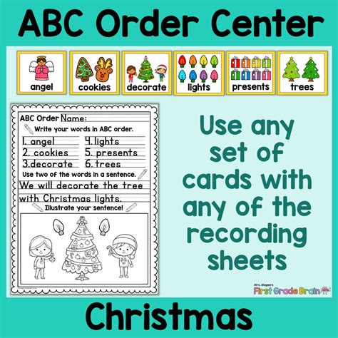Free Christmas Abc Order Worksheet Download Free Christmas Abc Order
