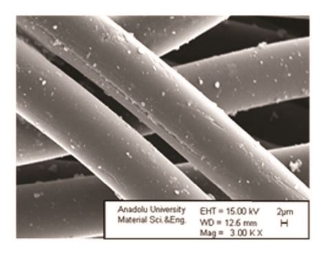 Sem Test Results Of Fabric Samples A Reference Fabric 1 000x B