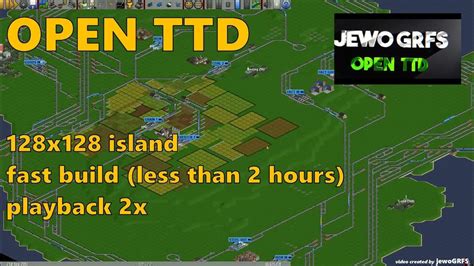 Ottd 128x128 Island Fast Build Less Than 2 Hours Playback 2x Faster