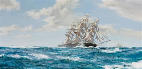 Art Reproductions Racing Home By Montague Dawson Inspired By 1890