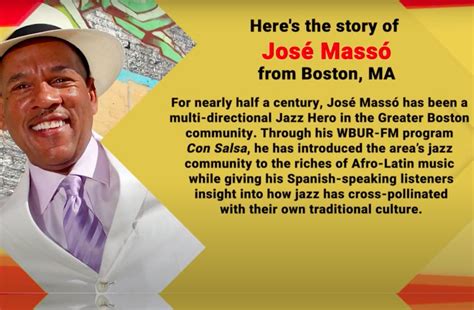 2021 Jazz Hero José Massó Jja Jazz Awards