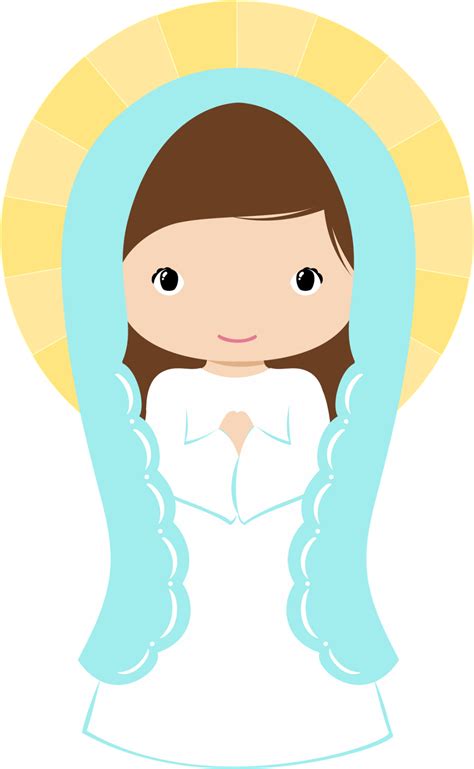 Clipart De Virgencitas Plis Oh My Primera Comunión