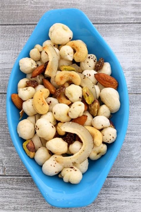 Makhana Namkeen Roasted Makhana With Dry Fruits Recipe Healthy