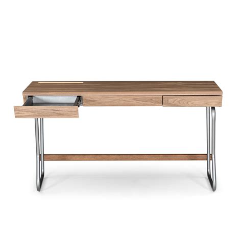 Class Desk With A Walnut Wood Top And Graphite Finished Metal Base 55 For Sale At 1stdibs