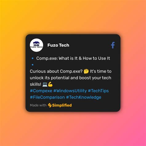 Fuzo Tech On Linkedin 🔧 Compexe Is A Powerful Utility In Windows That