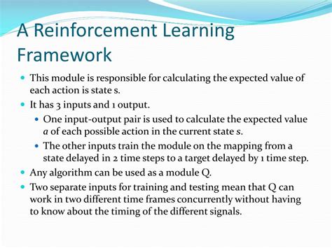 Ppt Generalization And Specialization In Reinforcement Learning