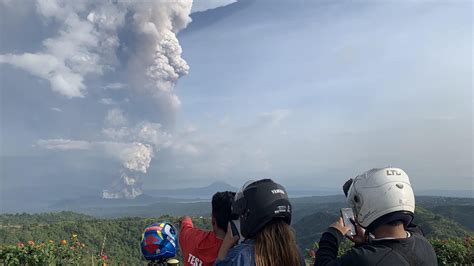 Taal Volcano Near Manila Philippines Erupts For First Time In 50 Years