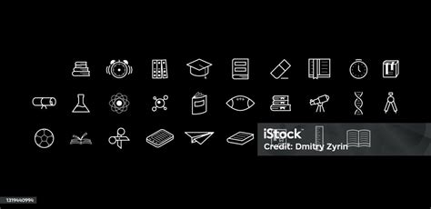 세트 요소 손으로 그린 컬렉션 대학 연구 스케치 벡터 디자인 스타일 배경 성적 교육 학생 학습 일러스트 아이콘 검은색에 대한