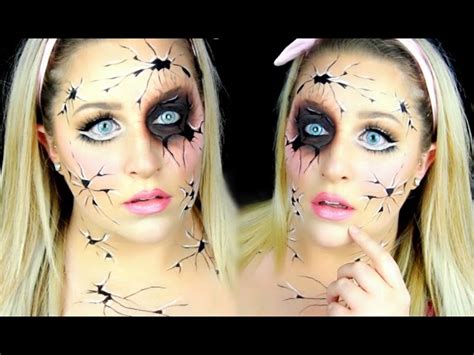 Scary Broken Doll Makeup Girl Scary Doll Costume Broken Doll Costumes