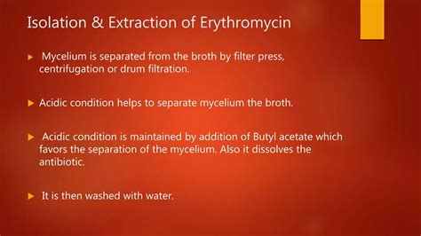 Production Of Erythromycin Pptx