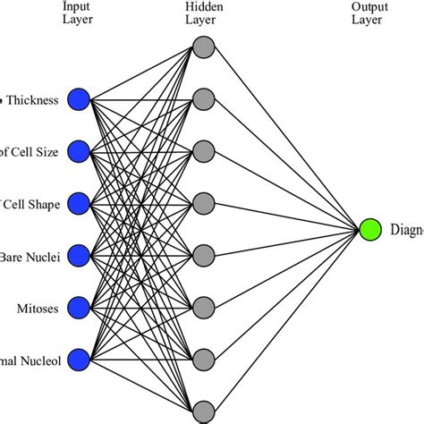 K Nearest Neighbor For Breast Cancer Diagnosis Blue Circle Means The