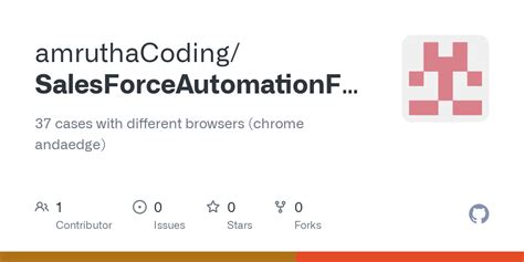 Github Amruthacoding Salesforceautomationframework Cases With Different Browsers Chrome