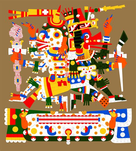 Mictlantecuhtli And Quetzalcoatl Ehecatl Codex Borgia V2 Flickr