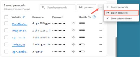 How To Export Passwords From Chrome Edge Firefox And Safari