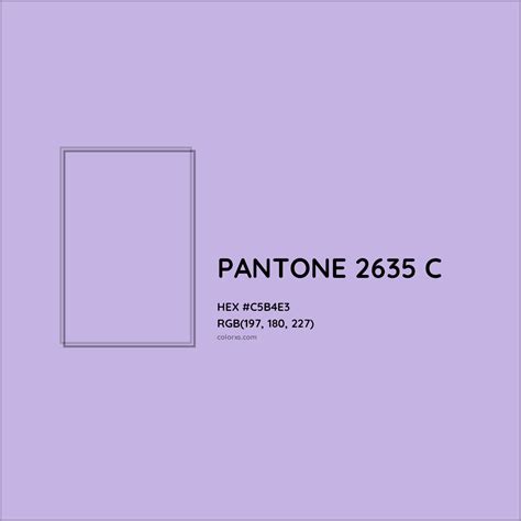 About PANTONE 2635 C Color Color Codes Similar Colors And Paints