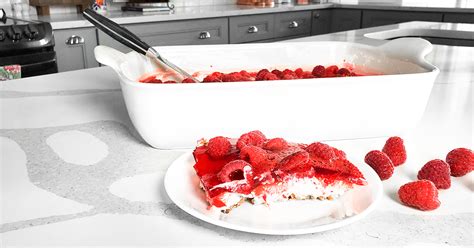 Raspberry Pretzel Salad The Budget Mom