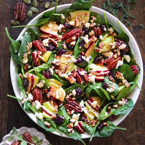 Apple Spinach Salad Julias Album