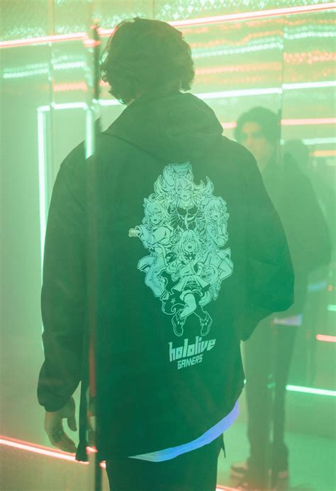 Hololive Gamers Black Camo Windbreaker Omocat